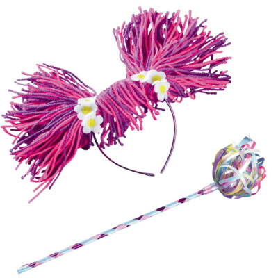 Sesame Street Abby Cadabby Headband & Wand Child Toddler Costume Girls ...
