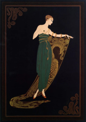 Erte : Emerald Night : Archival Quality Art Print | eBay