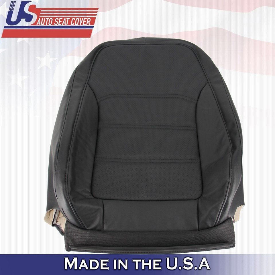 2012 to 2020 Fits Volkswagen Passat Driver Top Leather Seat Cover Black ...