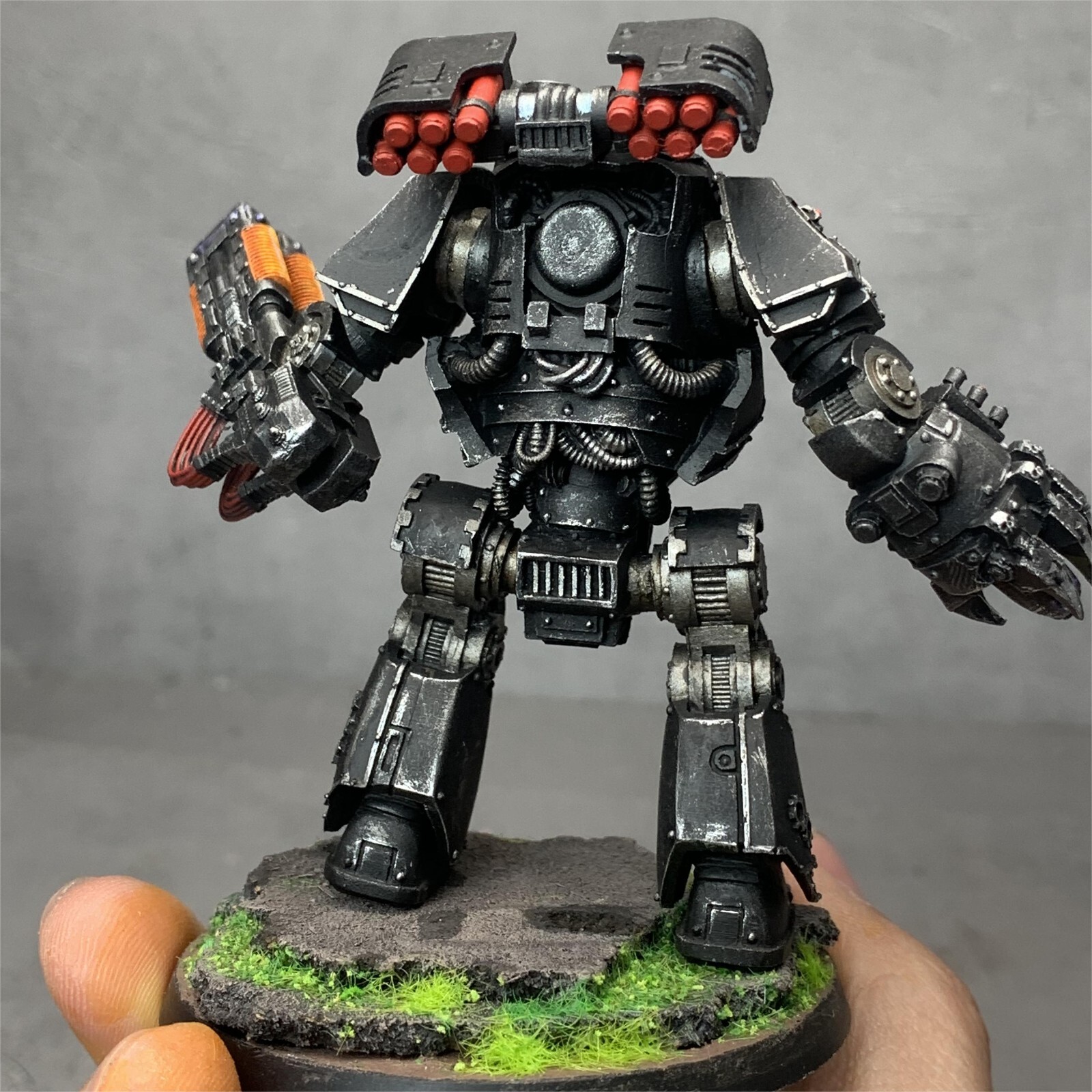 Warhammer 40K Iron Hands Contemptor Dreadnought Upgrade Set Iron Hands ...