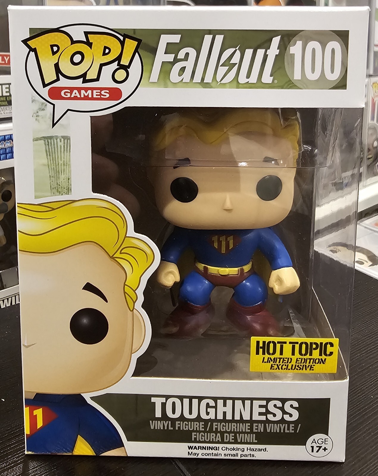 Fallout Toughness Pop Vinyl Figure 100 Funko Hot Topic Exclusive W ...