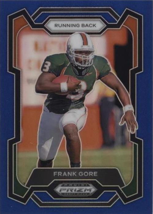 2024 Panini Prizm Draft Picks - Frank Gore #79 Blue Prizm /199 for sale ...