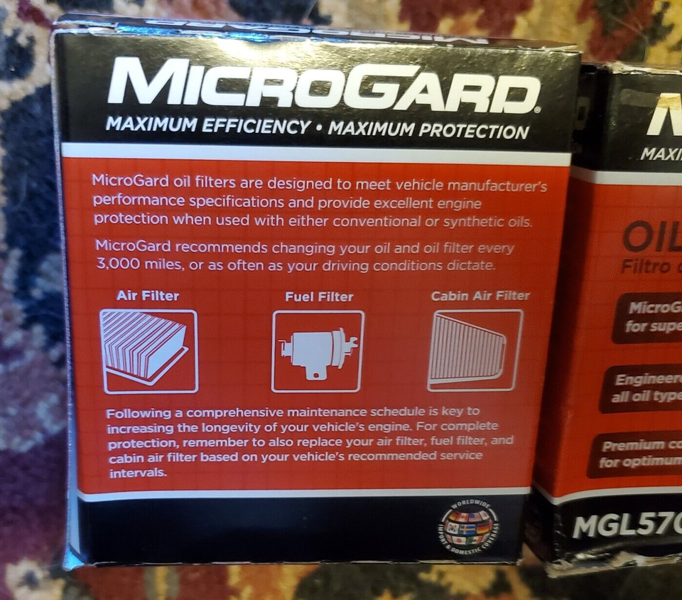 2 Microgard Oil Filter MGL57060 (2Filters) | eBay