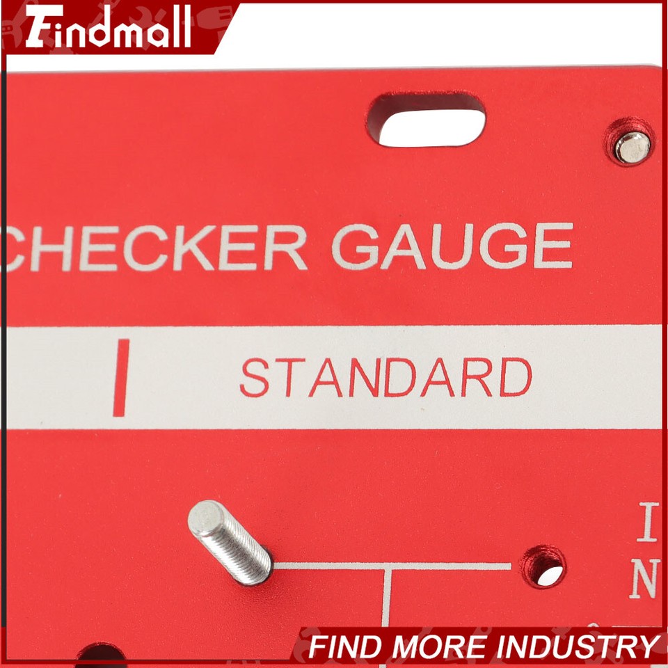 Findmall Nut And Bolt Thread Checker 28 Hole Thread Gauge Inch And ...