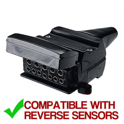 12 Pin Flat Trailer Socket Normally Open Reed Switch Reverse Sensors ...