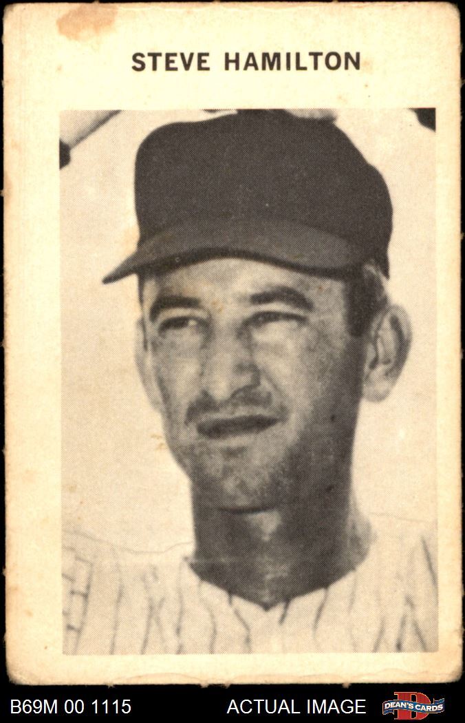 1969 Milton Bradley Steve Hamilton Yankees 1.5 - FAIR B69M 00 1115 | eBay