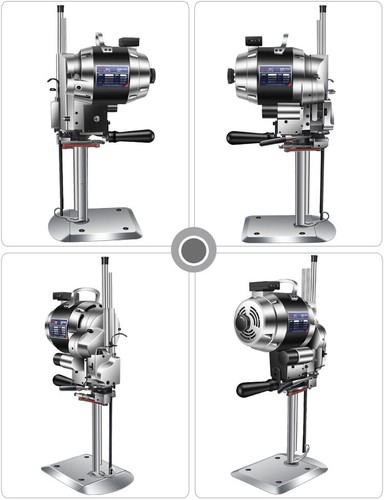 Industrial Electric Cloth Cutting Machine Leather Fabric Cushion Cutter ...