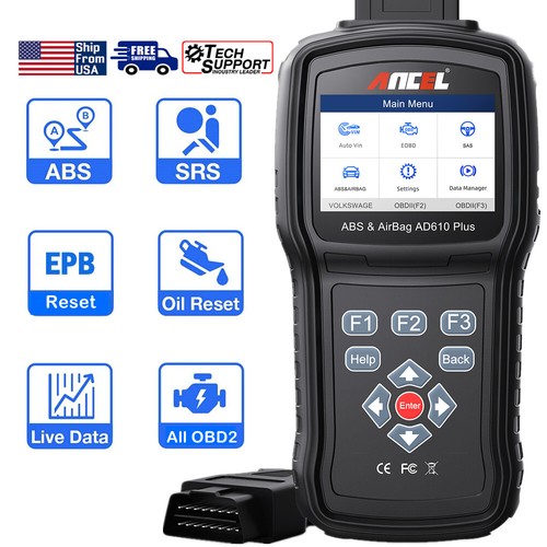 Automotive Scanner OBD2 Car Diagnostic Scan Tool ABS Bleeding SAS ...