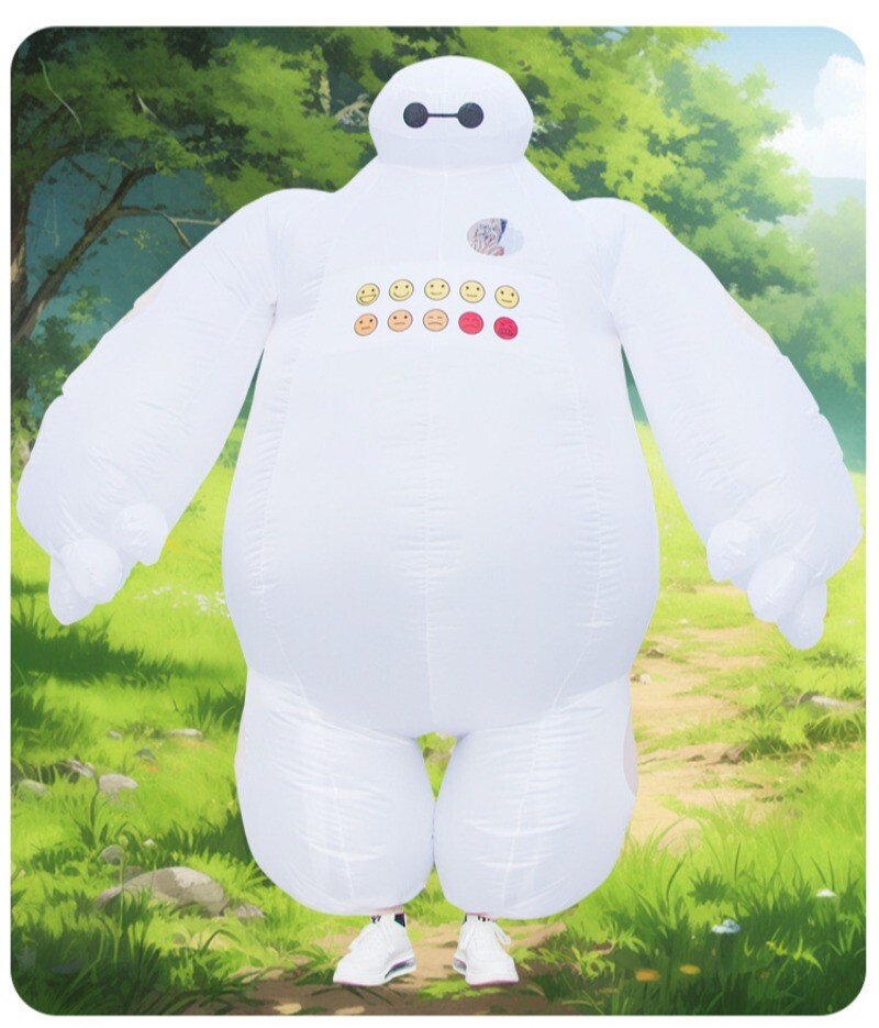 Inflatable Cosplay Costume Outfit Big Hero BayMax for Halloween Party ...