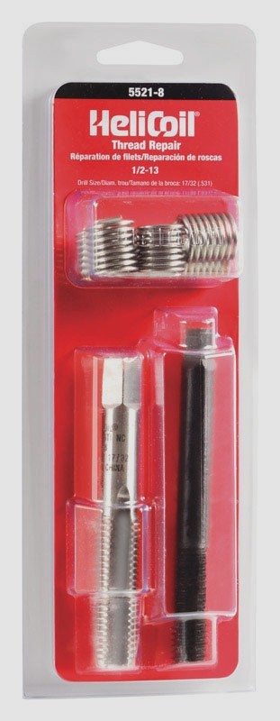 New!! Helicoil Complete Thread Repair Kit 1/2 -13 X.750 W/ 6 Inserts ...