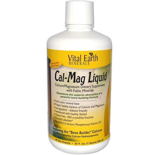 Vital Earth Minerals Cal-Mag Liquid, Natural Wild Berry Flavor for sale ...