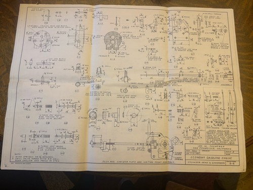 Economy Gasoline Scale Model Hit And Miss Engine Kit By Joe M. Tochtrop ...