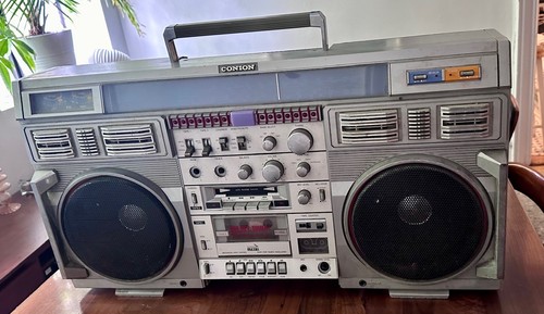 CONION C-100F Ghetto Blaster Boombox (not working/for parts/project) | eBay
