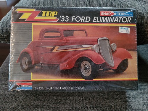 Vintage Monogram 1:32 Snap Tite "ZZ Top" '33 Ford Eliminator Model Kit ...