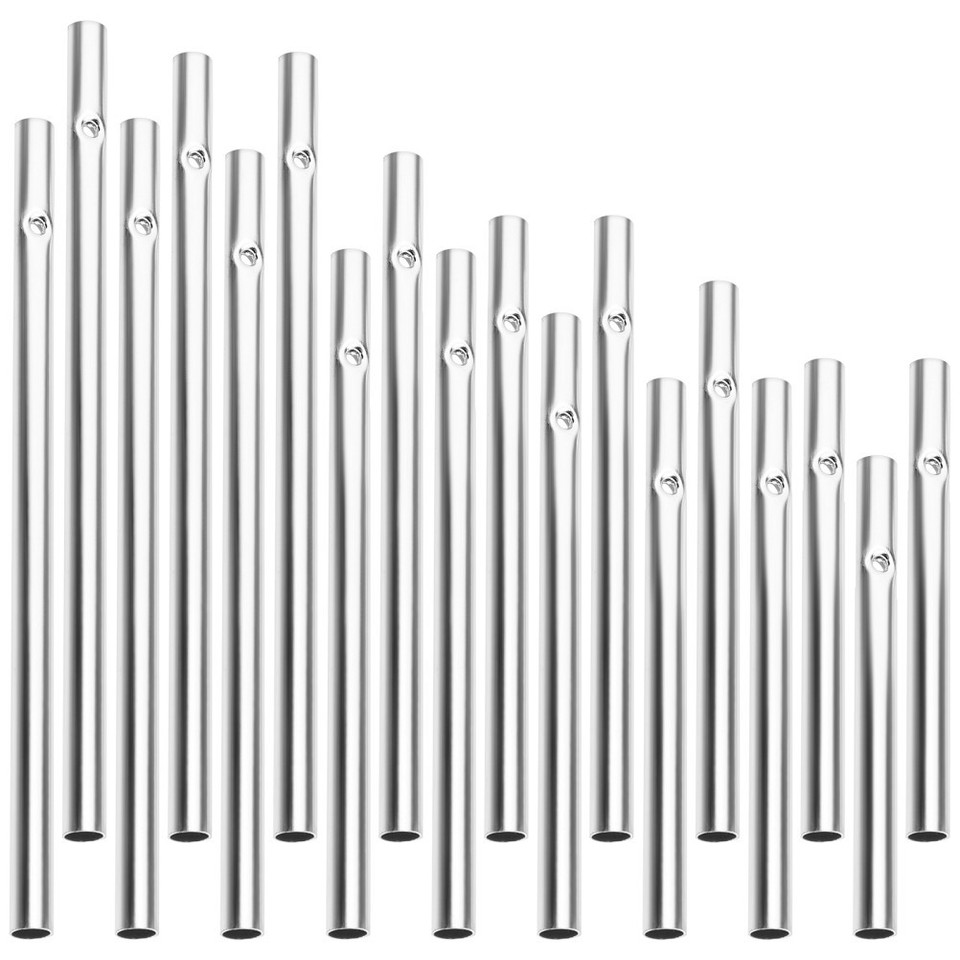 18 Pcs Wind Chime Tube DIY Textbook Child Windchime Craft Kit Kids ...