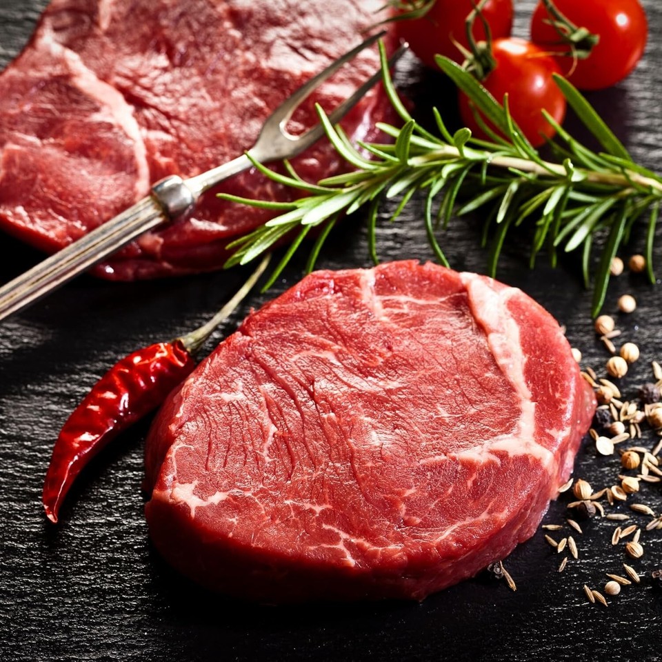 Angus Beef 4-8oz Filet Mignon, 4-12oz NY Strips, 4-12oz Ribeyes USDA ...