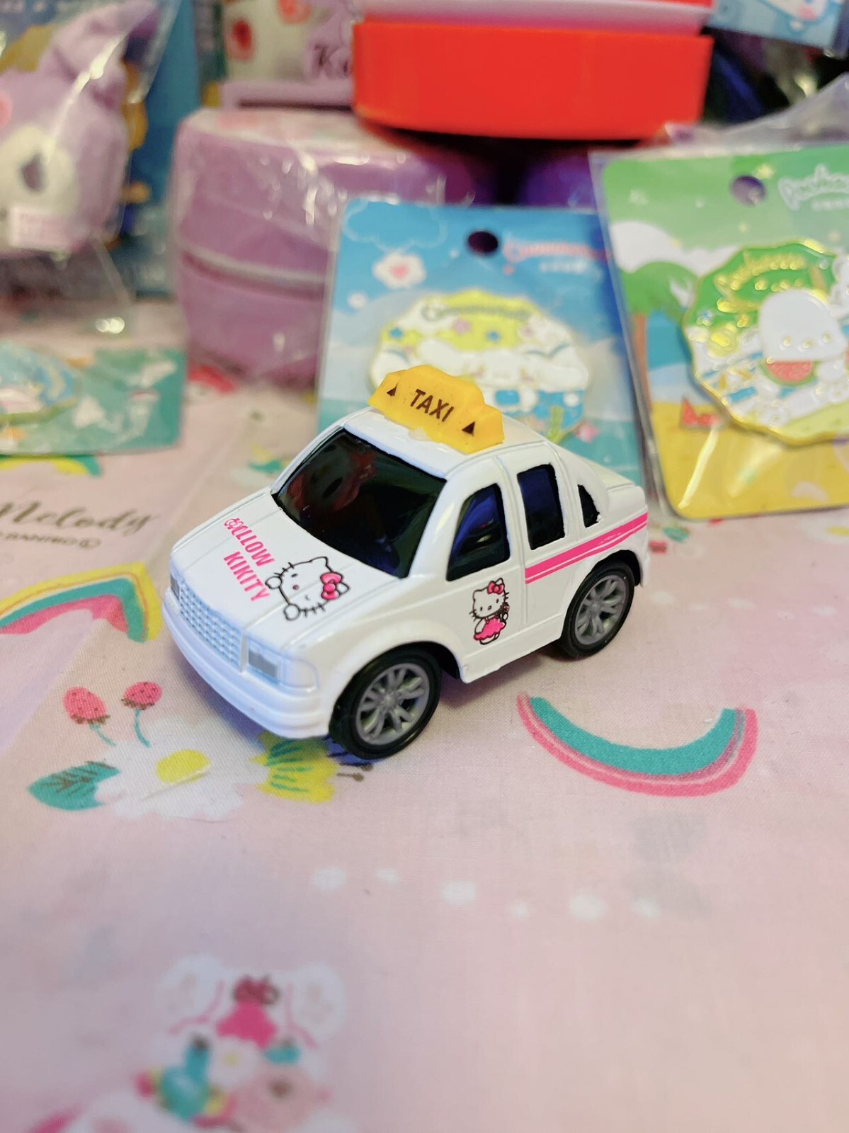 Hello Kitty Pink Car Toy Keychain Fast Shipping | eBay