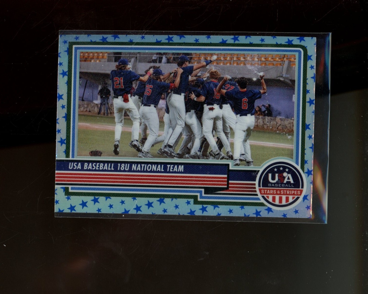 2023 Panini USA Baseball Stars and Stripes Blue Stars #98 18U National ...