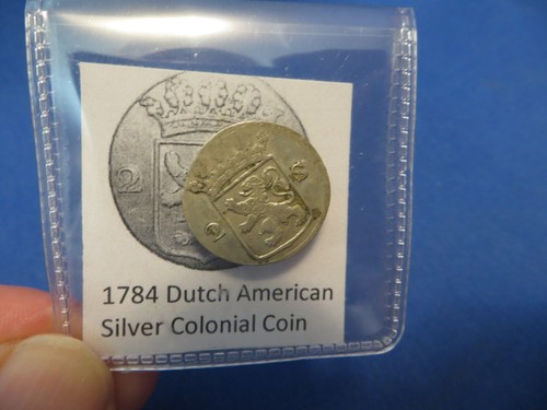 1784 Silver Early American Colonial Coin Before US Minted Coins FREE ...