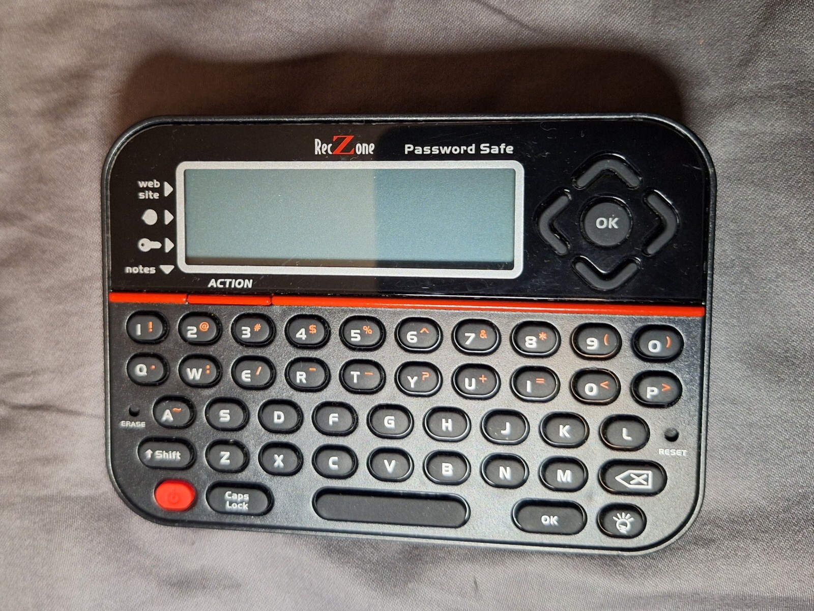 RecZone Password Safe Vault Model 595 Password Organizer Username ...