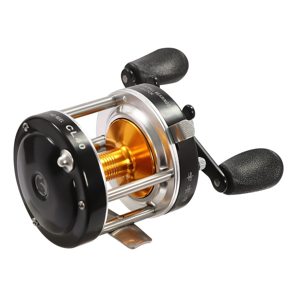 Conventional Reel Round Baitcasting Reel for Catfish, Baitcasting ...
