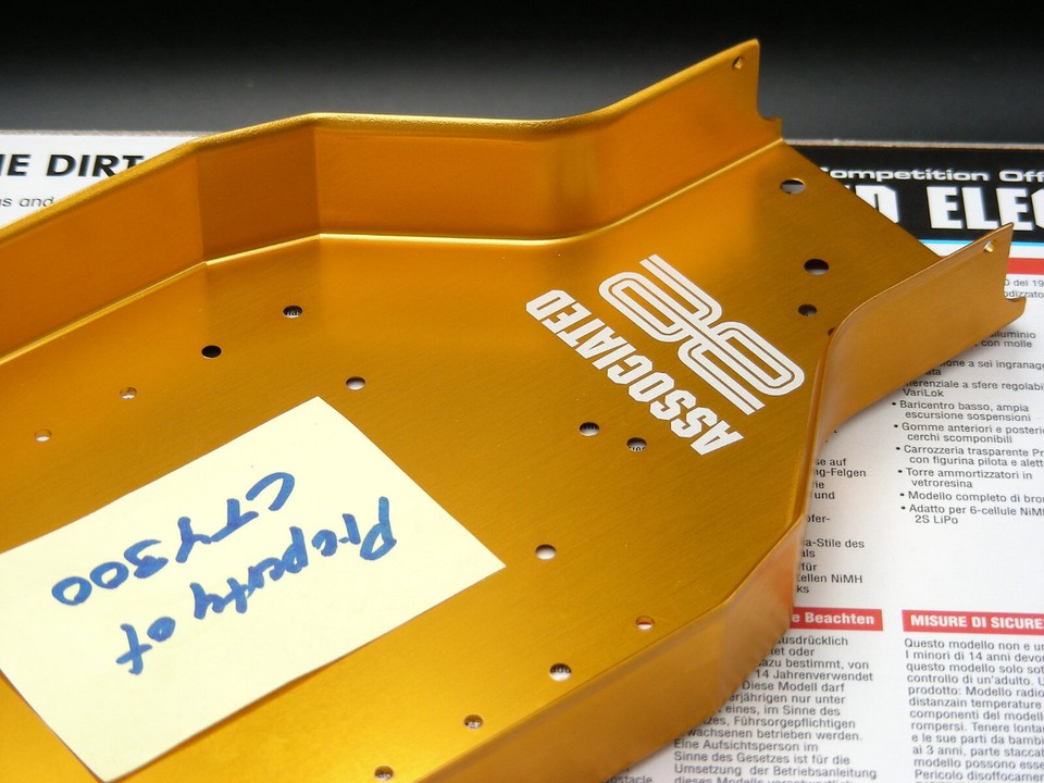 Team Associated RC10 Classic 40th Anniversary #0453 Gold Tub Chassis ...