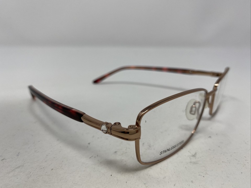 Revlon RV5036 (512) ROSE GOLD 55-16-135 Metal Full Rim Eyeglasses Frame ...