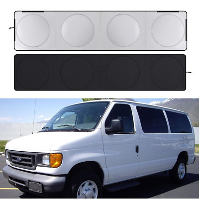 For Ford Econoline E350 E450 Windshield & Side Window Sun Shade UV ...