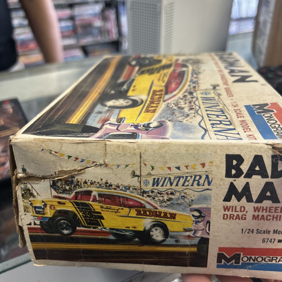 RARE Monogram Classics Tom Daniel BADMAN 1955 Gasser 1/24 Model | eBay