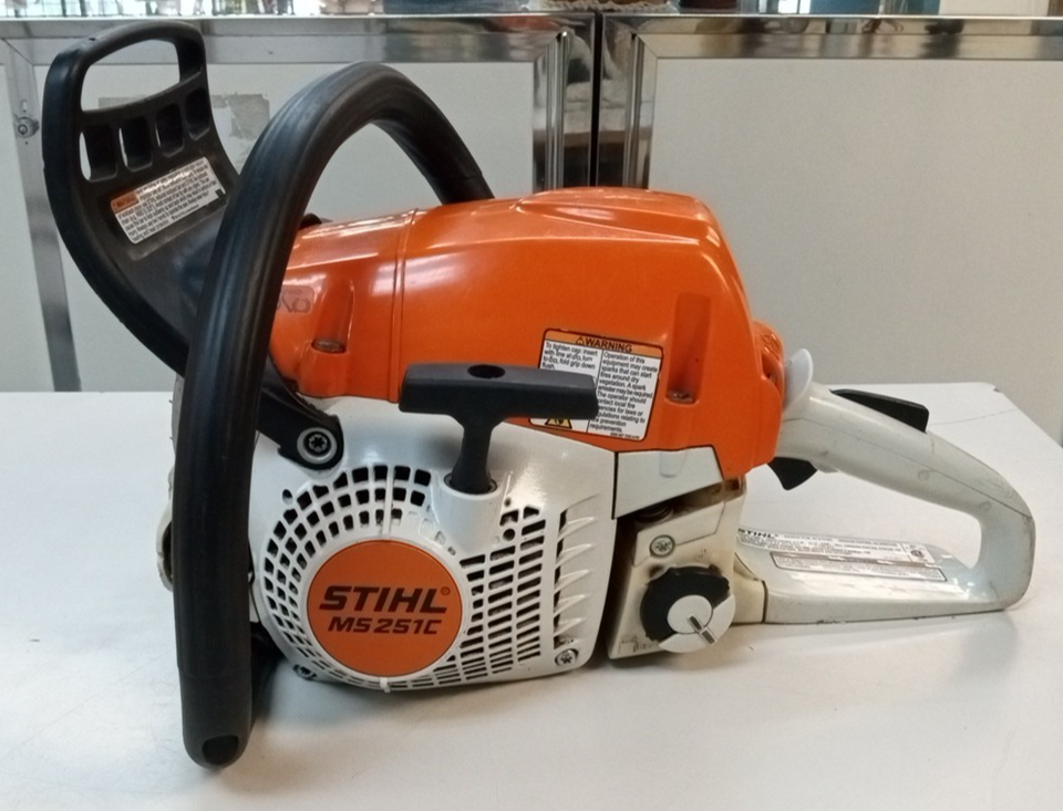 Stihl Ms251c Stihl Power head runs great! See pictures chainsaw motor ...