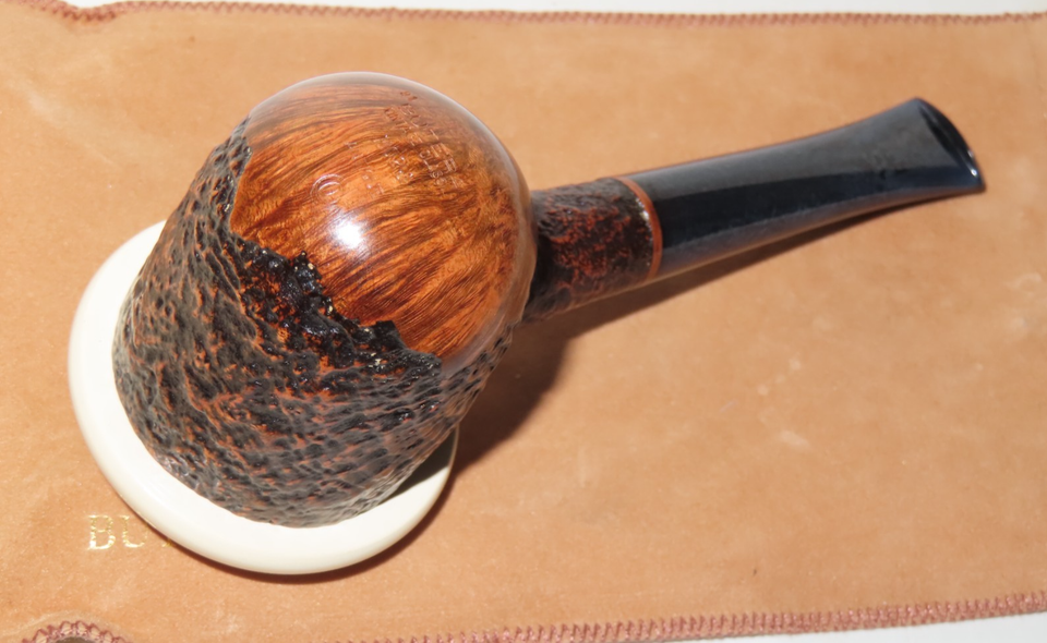 BUTERA UNSMOKED SANDBLAST PIPE W/ REMOVABLE BLOCK MEERSCHAUM BOWL ...