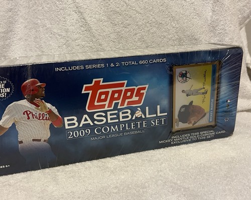 Topps 2009 Major League Baseball Card Series Complete Set | eBay