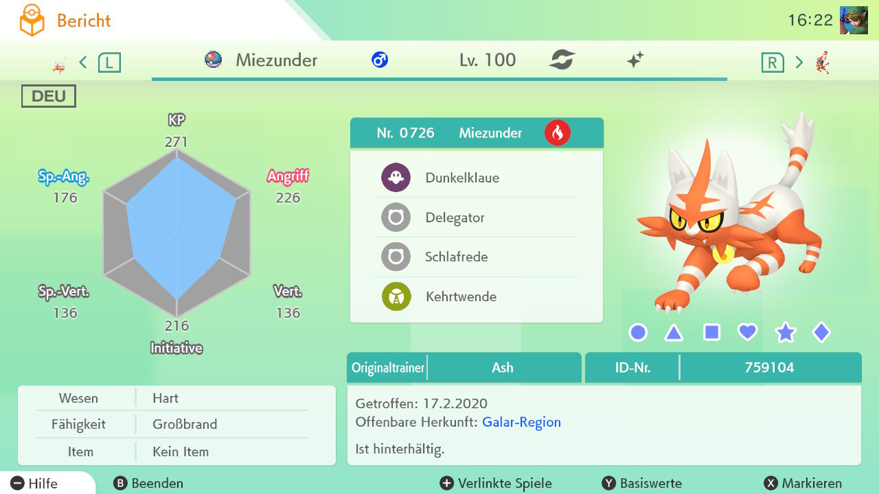 Shiny Miezunder 6IV | Pokemon Karmesin / Purpur / Scarlet / Violet DLC ...
