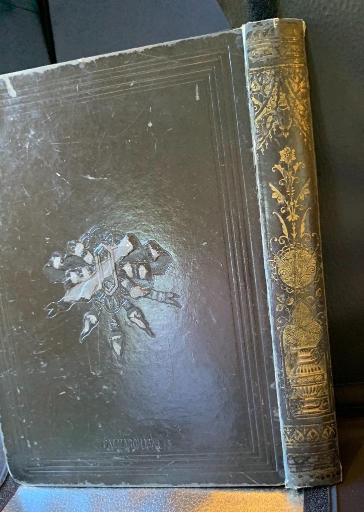 Rare Dresden Santa Book Cover German Christmas Ornaments 1876 4 Dresden ...
