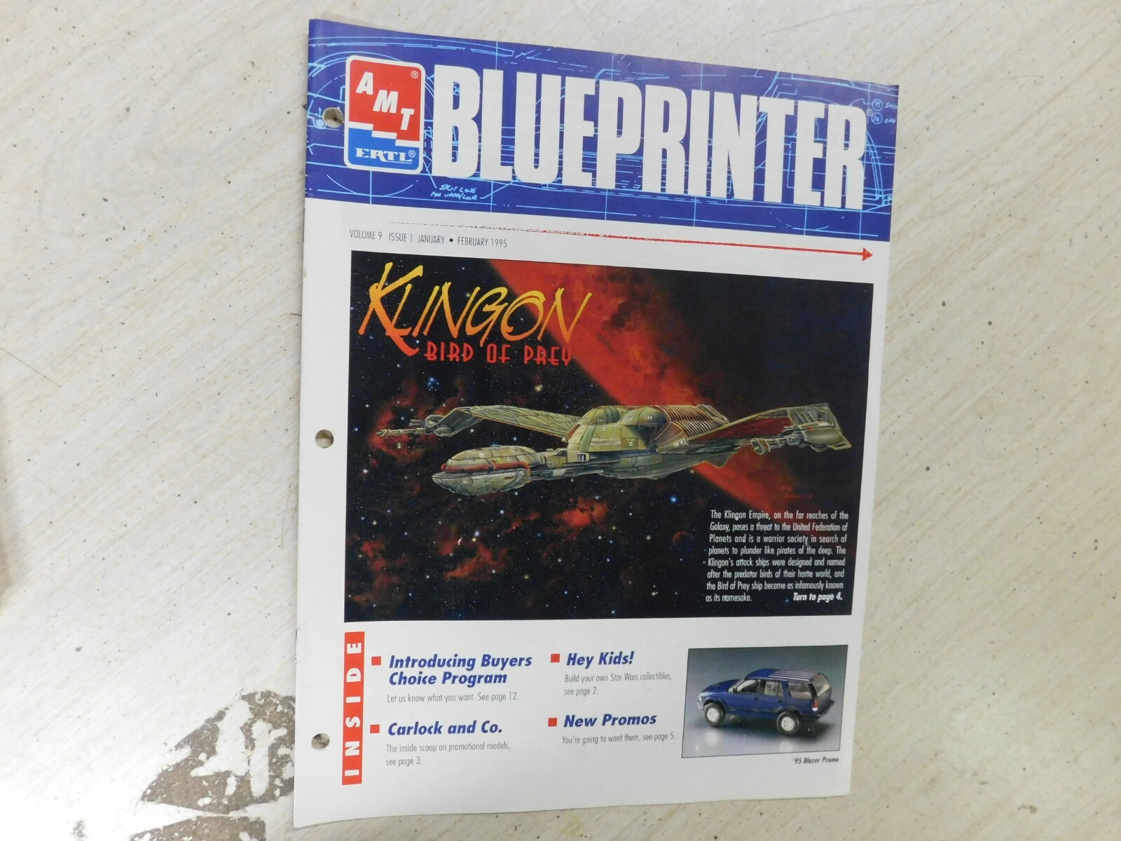 Ertl MPC AMT Blueprinter Magazine Volume 9 Issue 1 January February ...