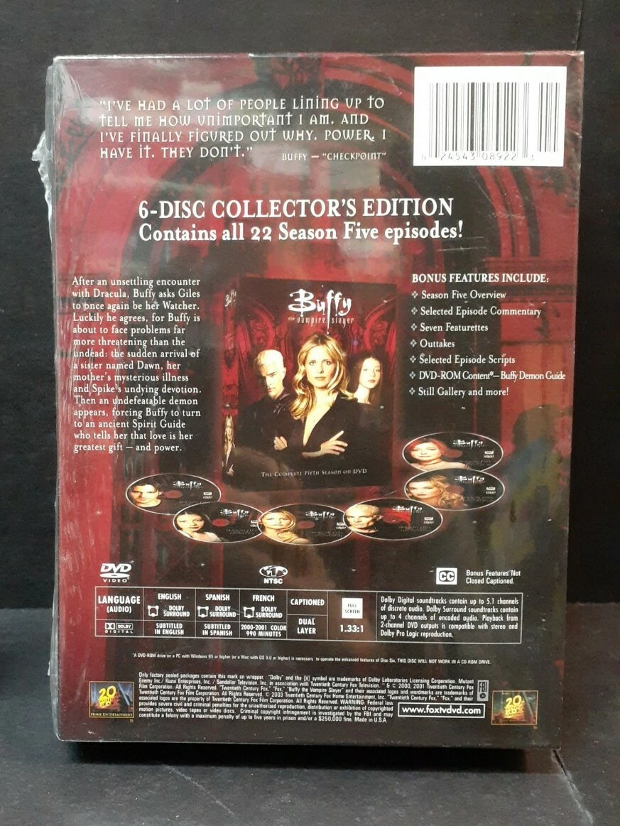 Buffy Season 5 Episode Guide