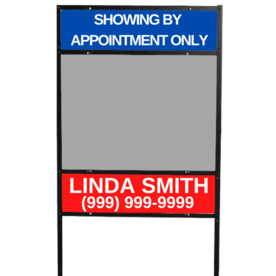 Real Estate Sign Riders 6X24 Weather & Fade Proof Sign Riders Aluminum ...