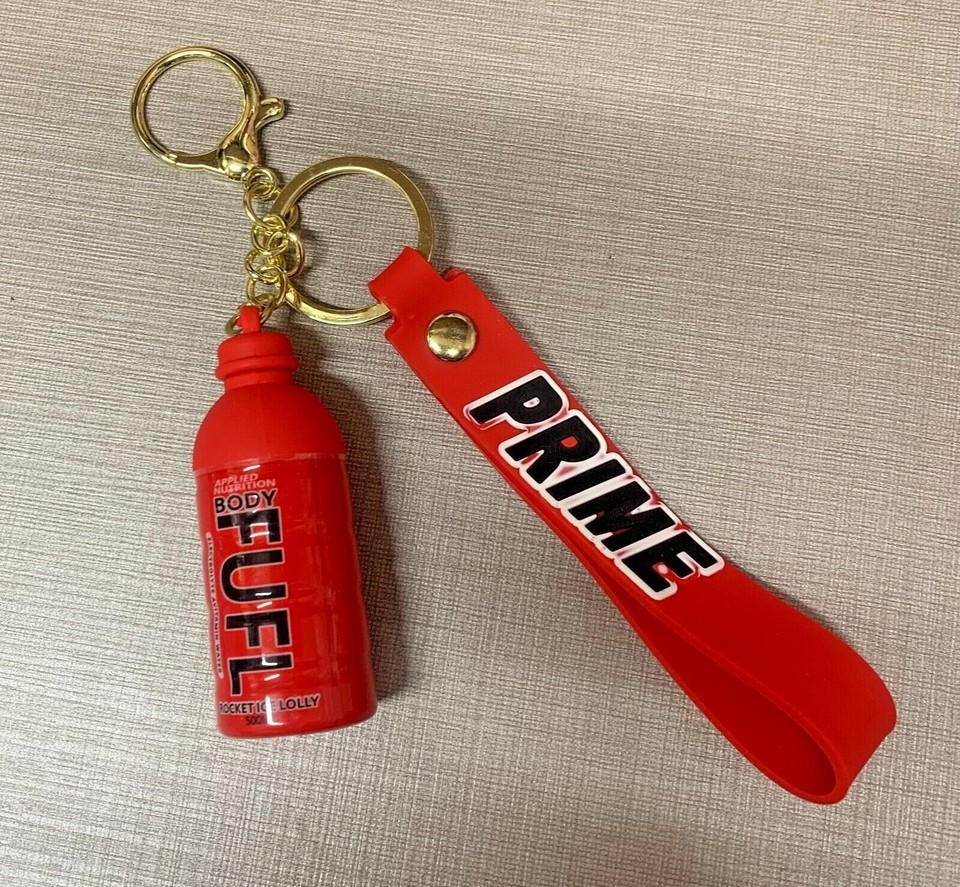 The Prime Bottle KSI Keyring Bag Tag Prime Girls Boys Metal Keychain 6 ...