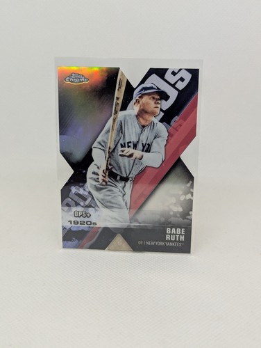 2020 Topps Chrome Babe Ruth Decade Of Dominance #DOD-15 Die-Cut New ...