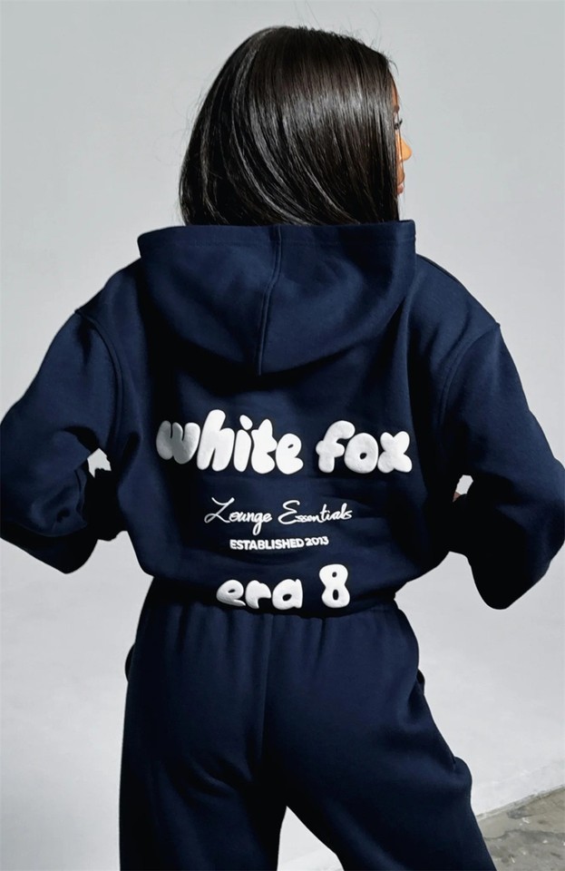 Womens White Boutique fox Tracksuit 2PCS Set Hoodies Fleece Sports UK Size Hot | eBay UK