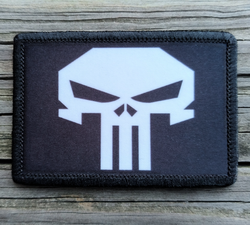Skull Morale Patch Hook and Loop Army Custom Tactical 2A Gear | eBay