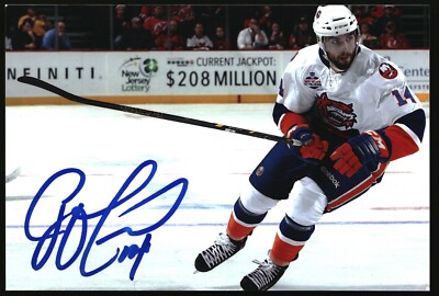 Justin Courtnall Autographed 4x6 Color Photo Bridgeport Sound Tigers ...