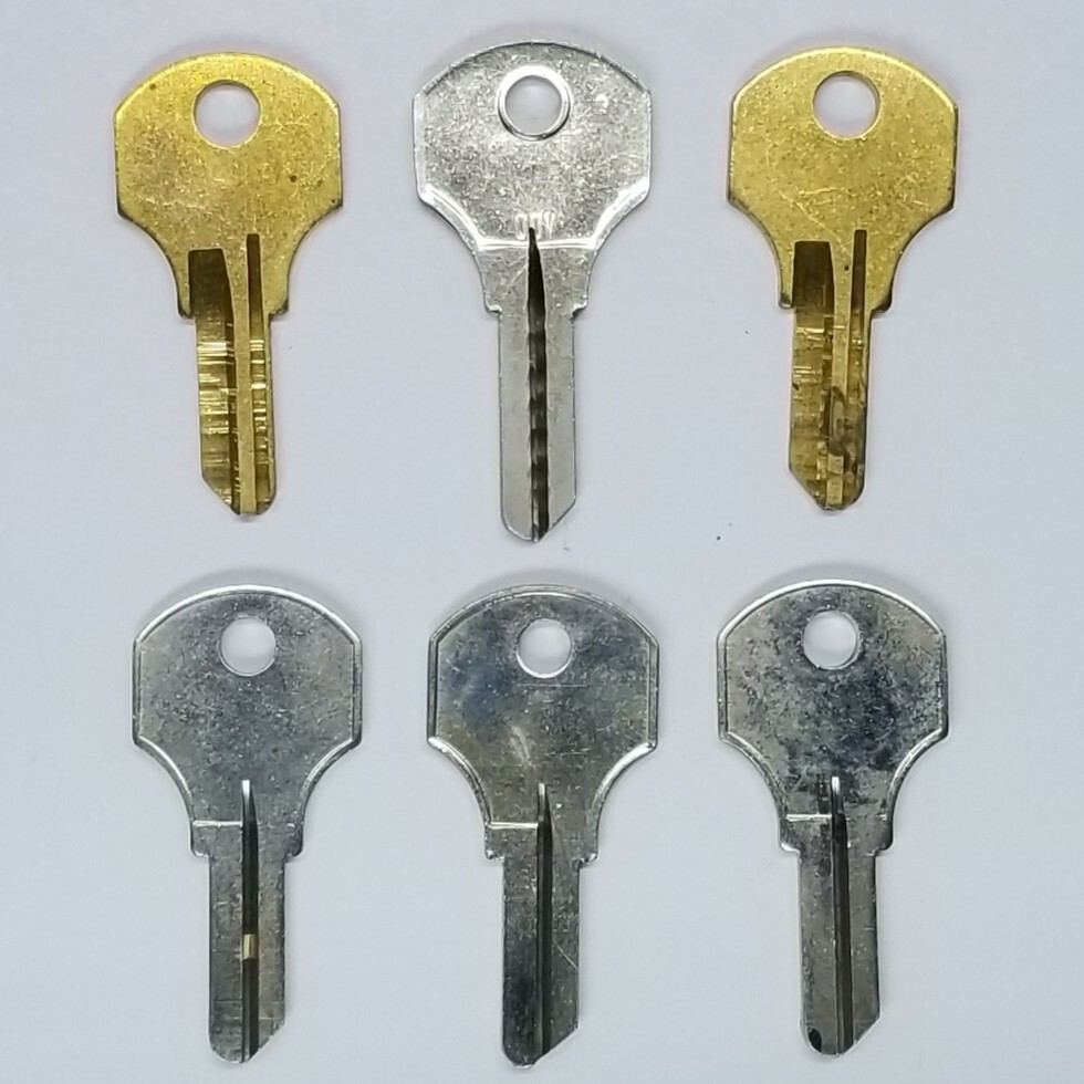 Jet, ilco, DL mixed key blanks, CO68, SOOV, S1000V, locksmith, Set of 6 ...