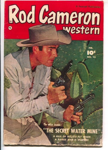 Rod Cameron Western #13 1951-Fawcett-B-Western film star photo covers-G ...
