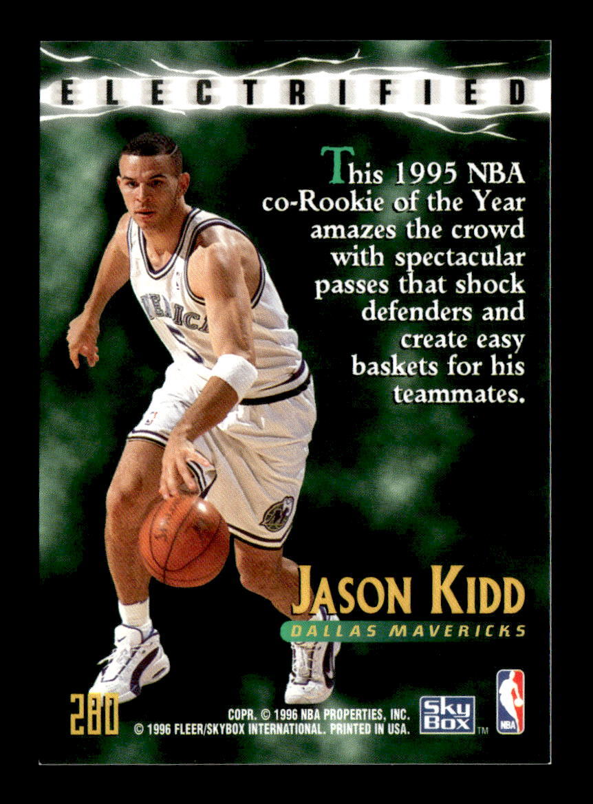 Jason Kidd 1995-96 SkyBox Premium #280 Dallas Mavericks | eBay