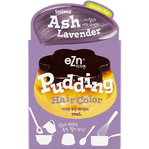 eZn Shaking Pudding Hair Color Dye Season 2, Iceland Ash Lavender, 1EA ...