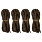 4pair 5mm Thick Heavy duty Round Hiking Work Boot Shoe laces Strings ...