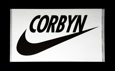 Corbyn Nike Swoosh Sticker Packs (25-500) - Fast Despatch - Labour ...