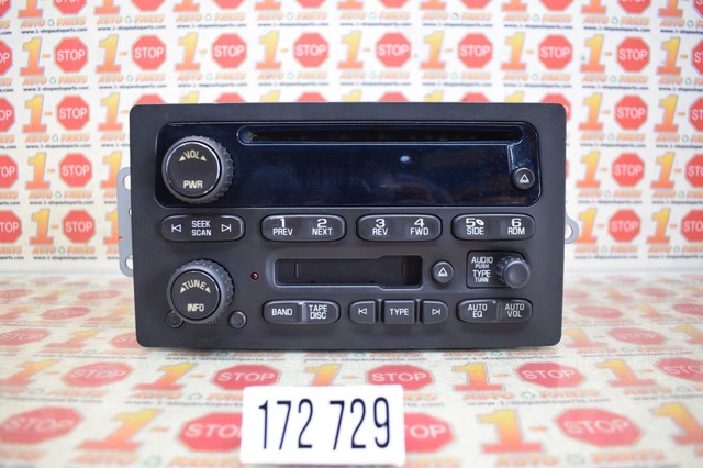 03 04 05 Chevrolet Silverado Tahoe GMC Yukon Sierra Radio CD 15849619 ...