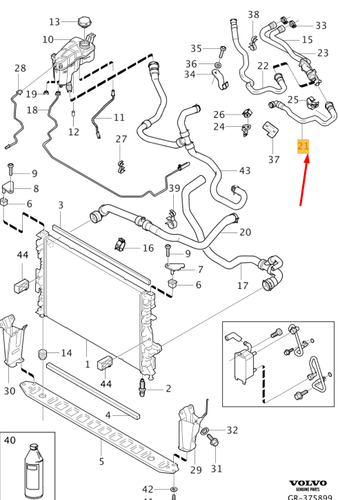 VOLVO V60 MK1 Kühlerschlauch 31202745 NEU ORIGINAL | eBay